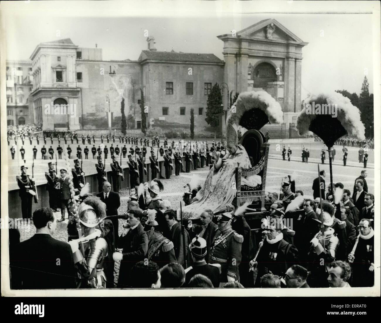 Nov. 11, 1958 - The Pope takes possession of St. John in Lateran ...