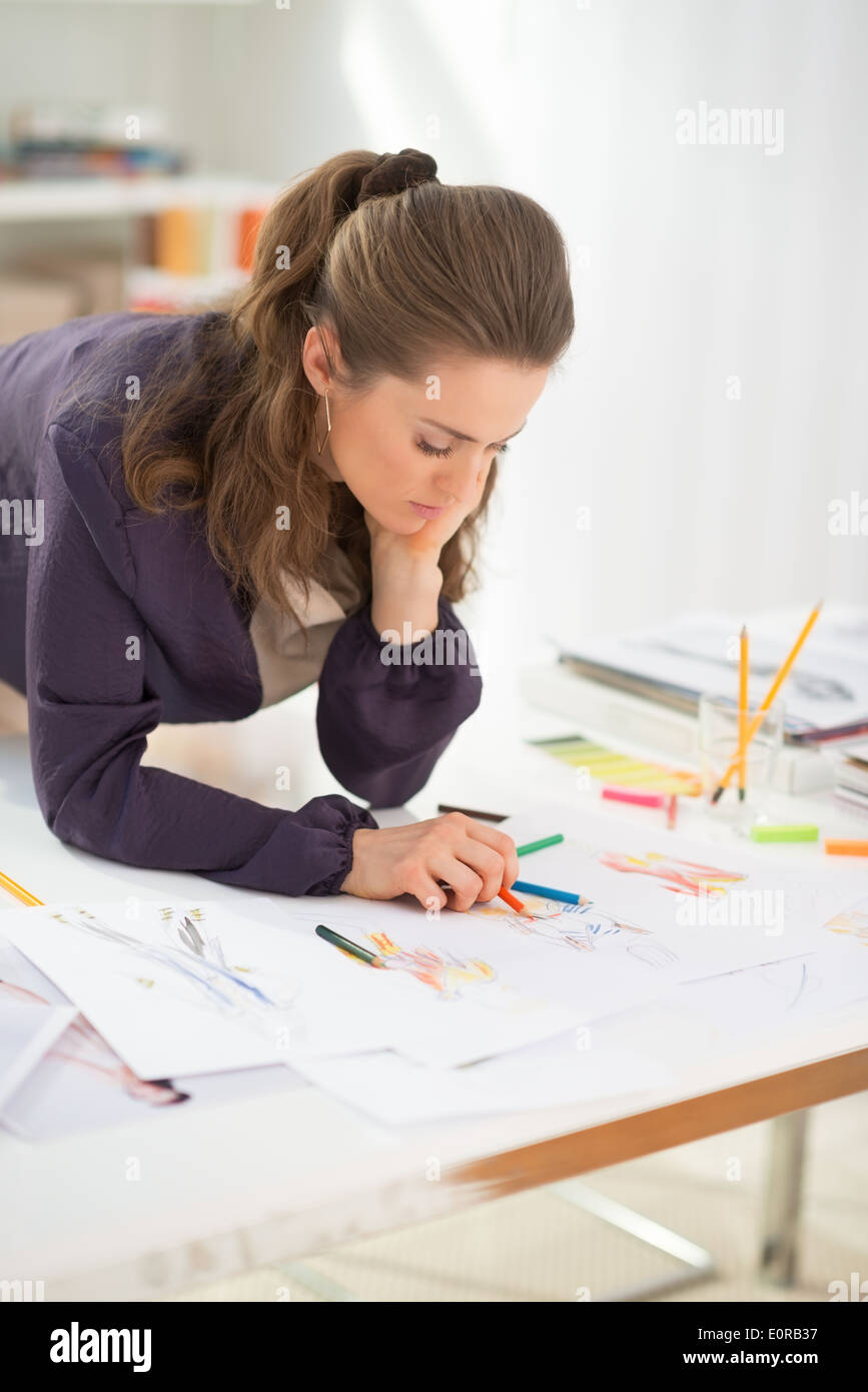 Lady designer in atelier hi-res stock photography and images - Alamy