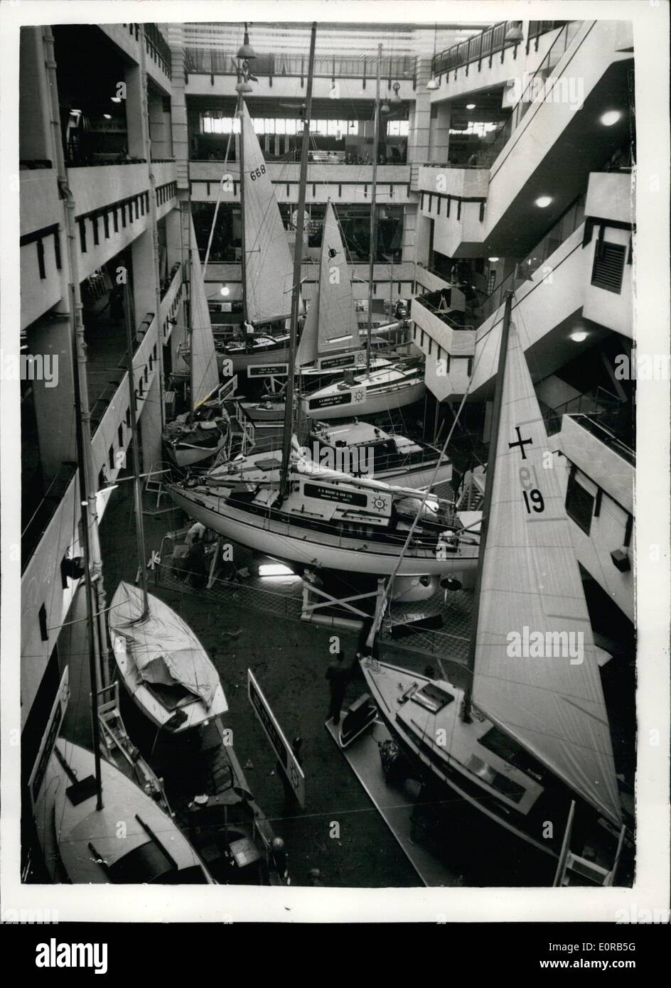 Dec. 12, 1958 - National Boat show at Olympia... General view: Photo ...