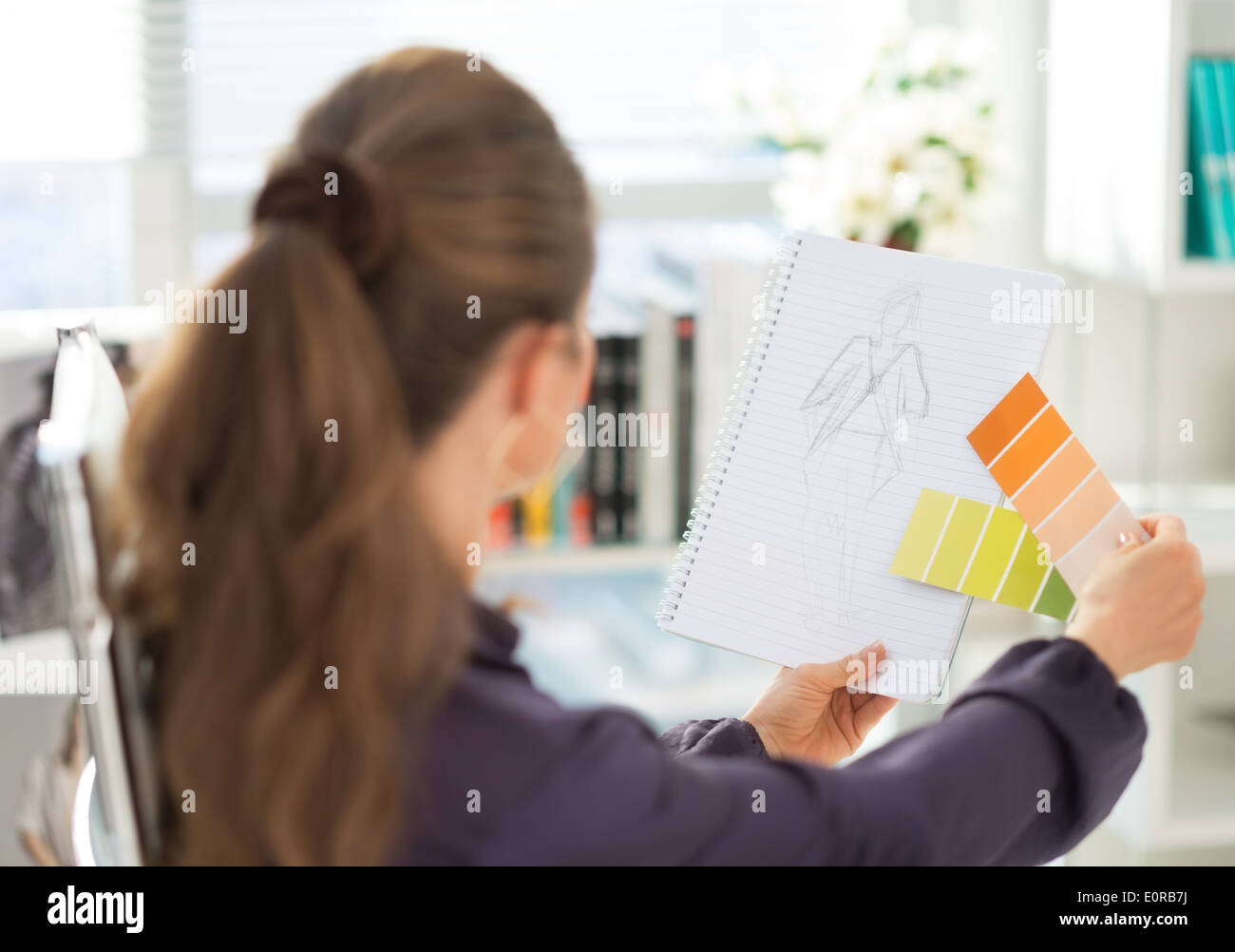 Rear view of fashion designer hi-res stock photography and images - Alamy