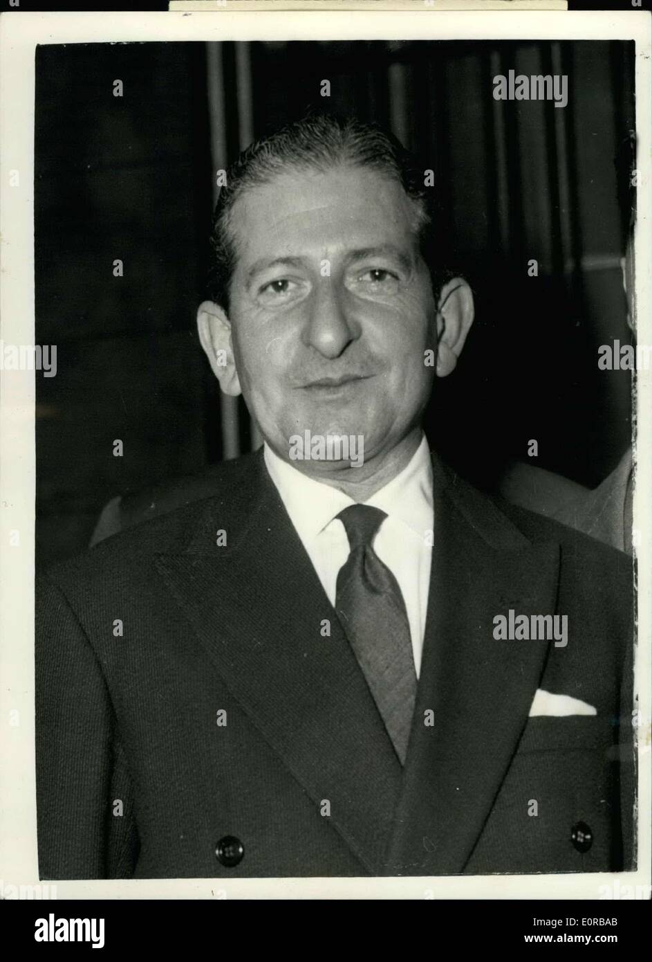 Nov. 17, 1958 - Talks On Malta Open In London Dr. Borg Olivier: The ...