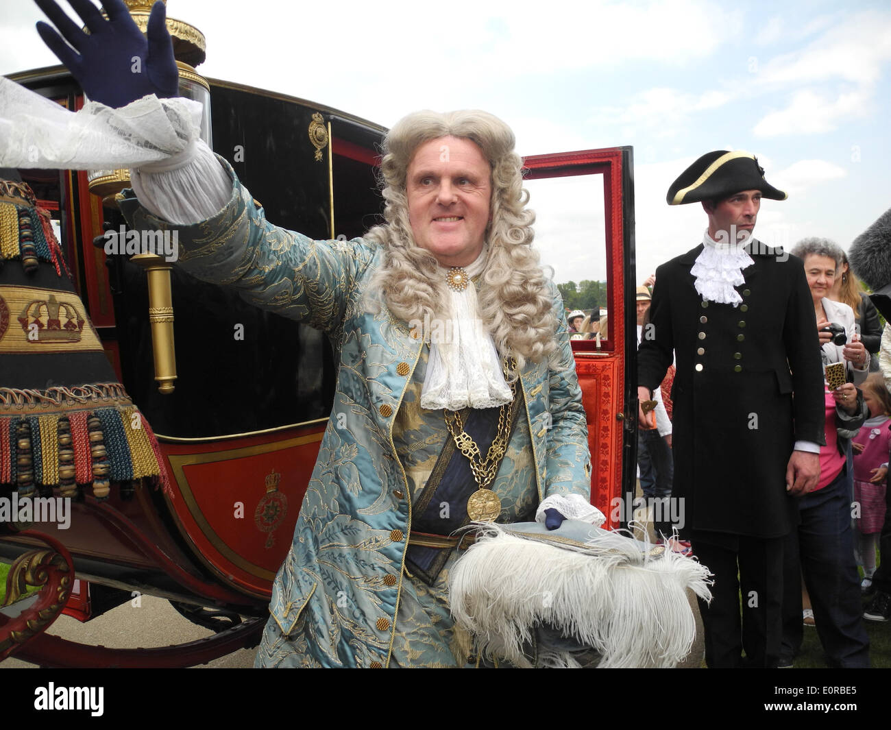 Amateur actor Wilhelm Lilje dressed as Prince George, Elector of ...