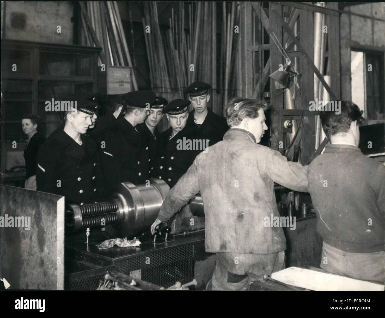 Jan. 01, 1959 - German Cadets Pay Visit To Cherbourg German cadets of ...