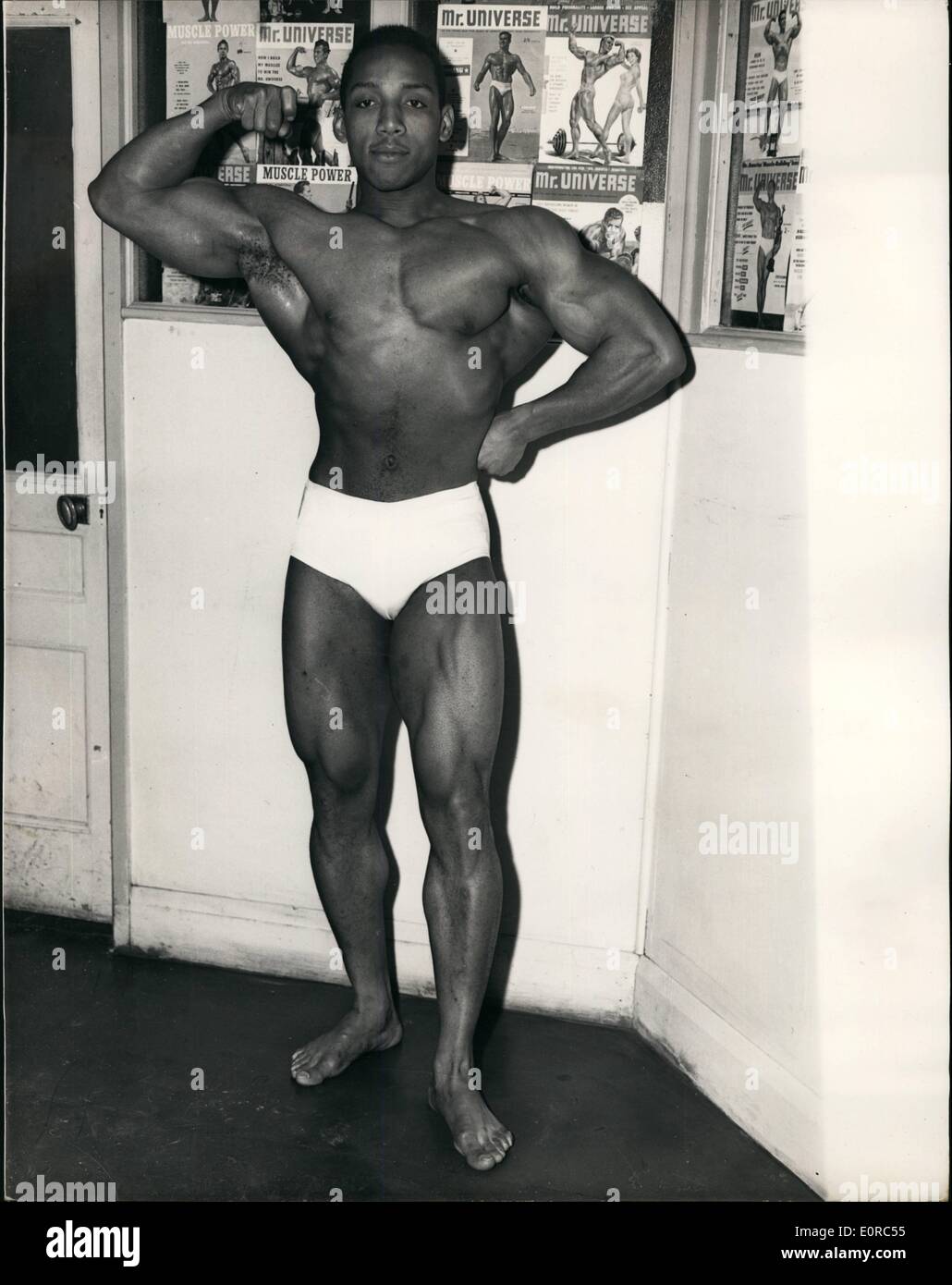 Jan. 01, 1959 - Earl Maynard - From Barbados To Complete For ''Mr. Universe'' Title: Earl ...