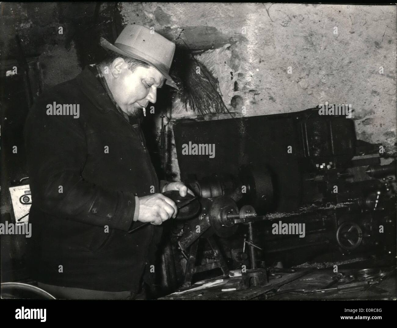 Dec. 12, 1958 - Alsatian farmer invents Perpetual Motion'' Engine . An ...