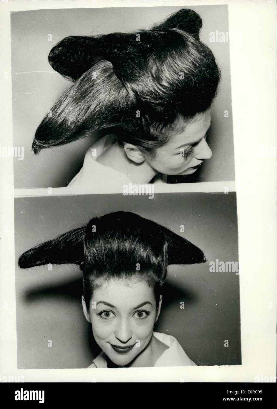Dec. 12, 1958 - International Hair Styles On Show. The ' Comet Style ...