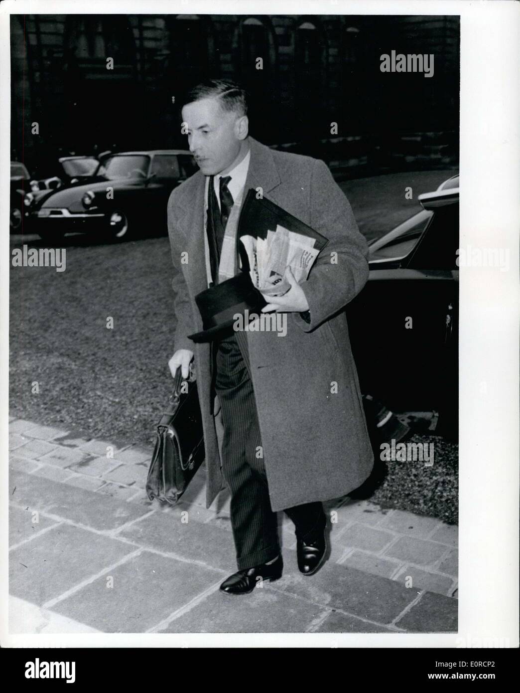 Jan. 15, 1959 - Former Defense Minister Raymond Triboulet Stock Photo ...