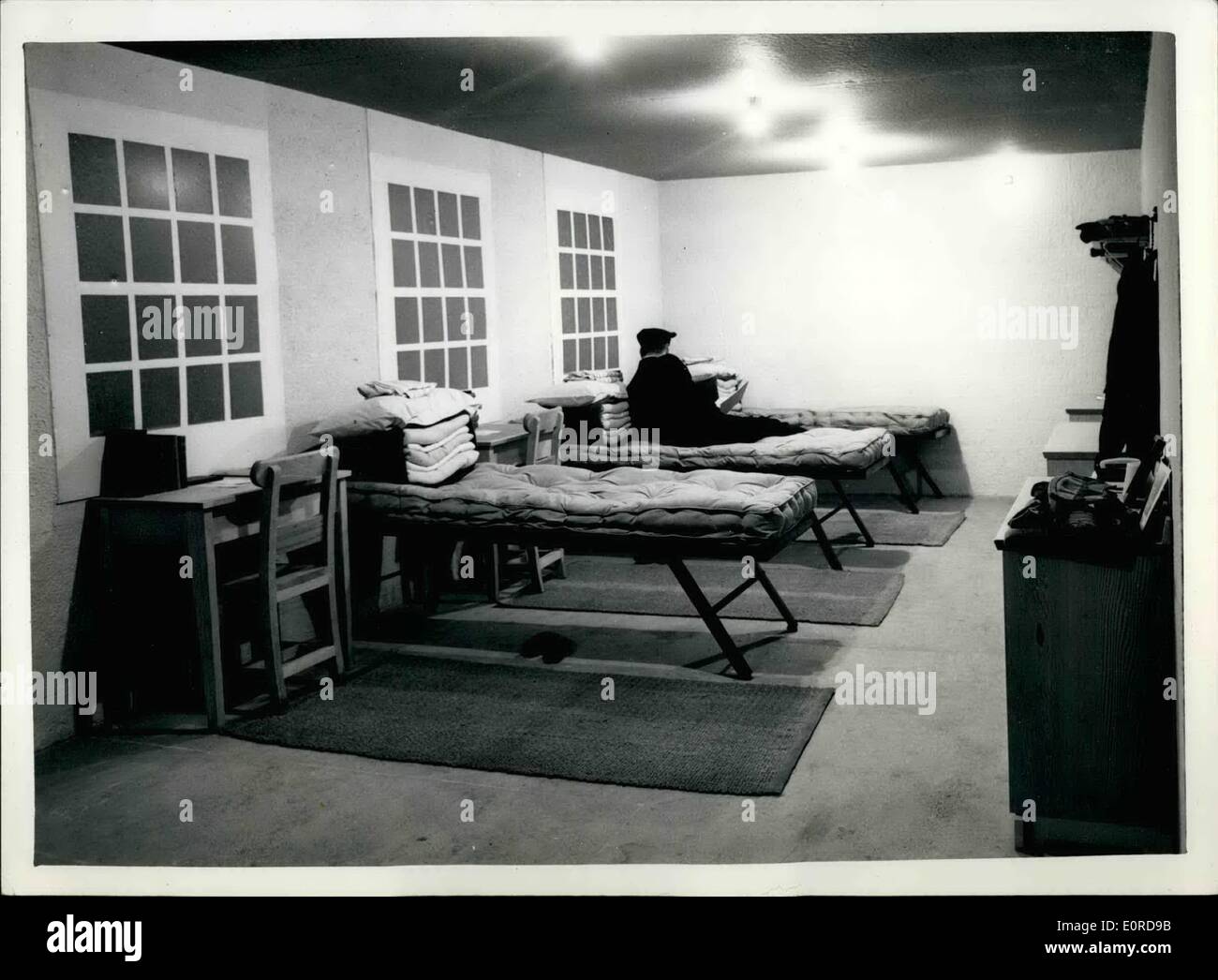 Feb. 02, 1959 - MODEL OF NEW TYPE OF PRISON CELL ON DISPLAY A model of ...