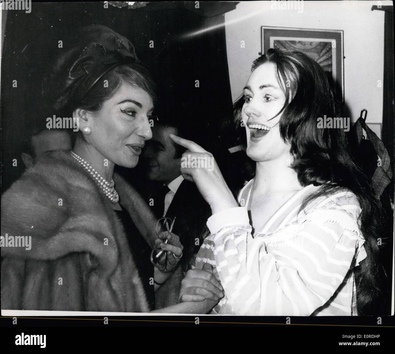 Feb. 02, 1959 - Maria Callas Visits Royal Opera House, Maria Callas the ...