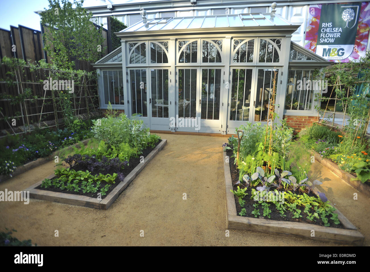 Chelsea, London, UK. 19th May 2014. The Potager Garden (designed by ...