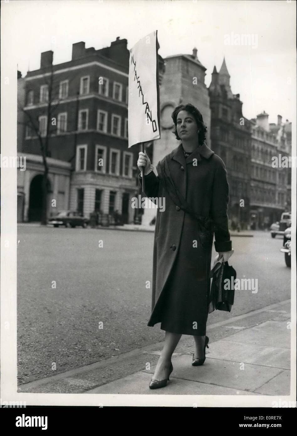 Apr. 04, 1959 - Demonstrators taking part in Three day ''(illegible ...