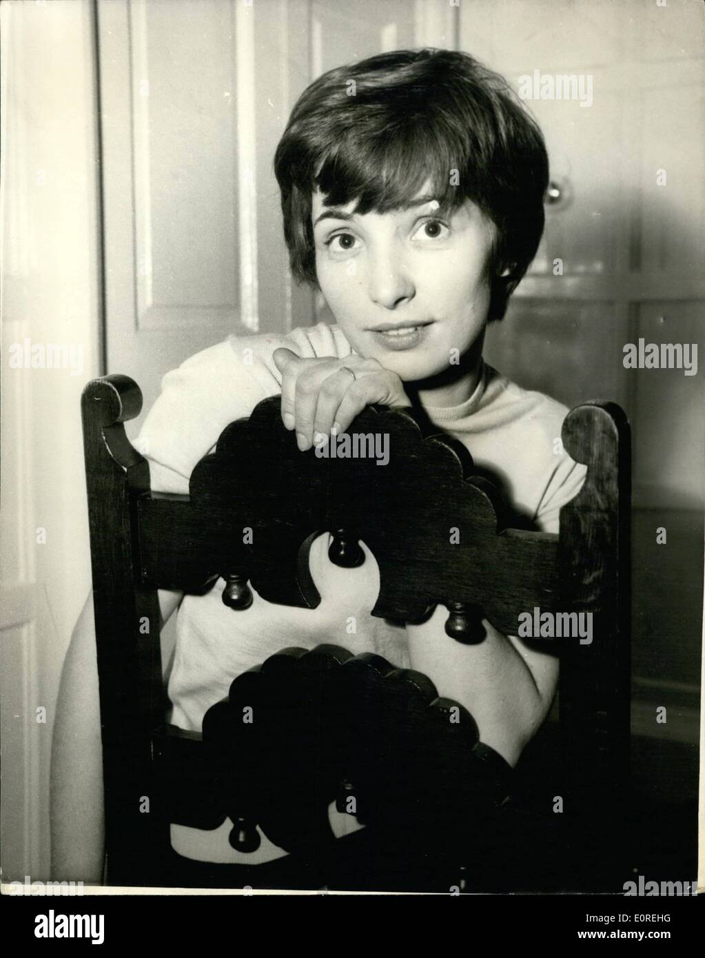 Mar. 03, 1959 - French Actress For ''The French Actress''. Photo shows ...