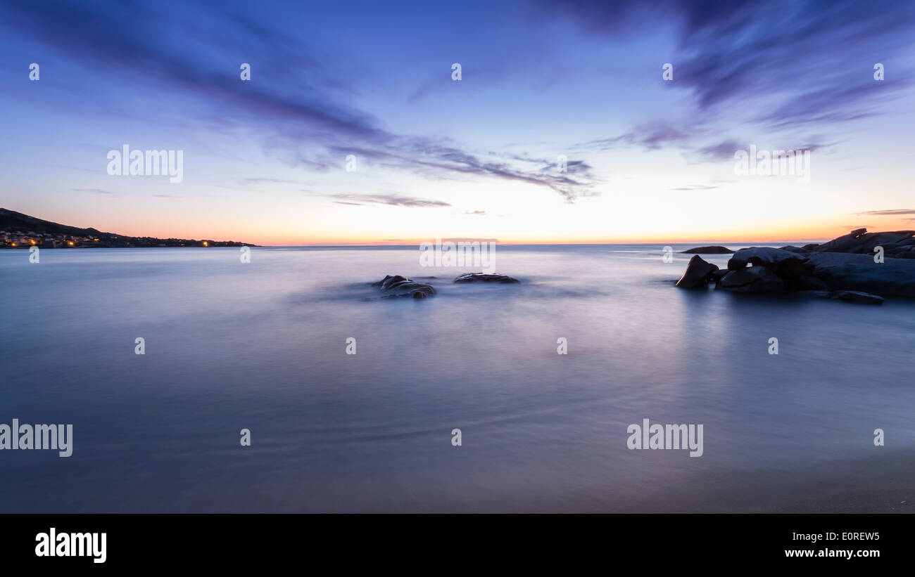 Algajola sunset hi-res stock photography and images - Alamy
