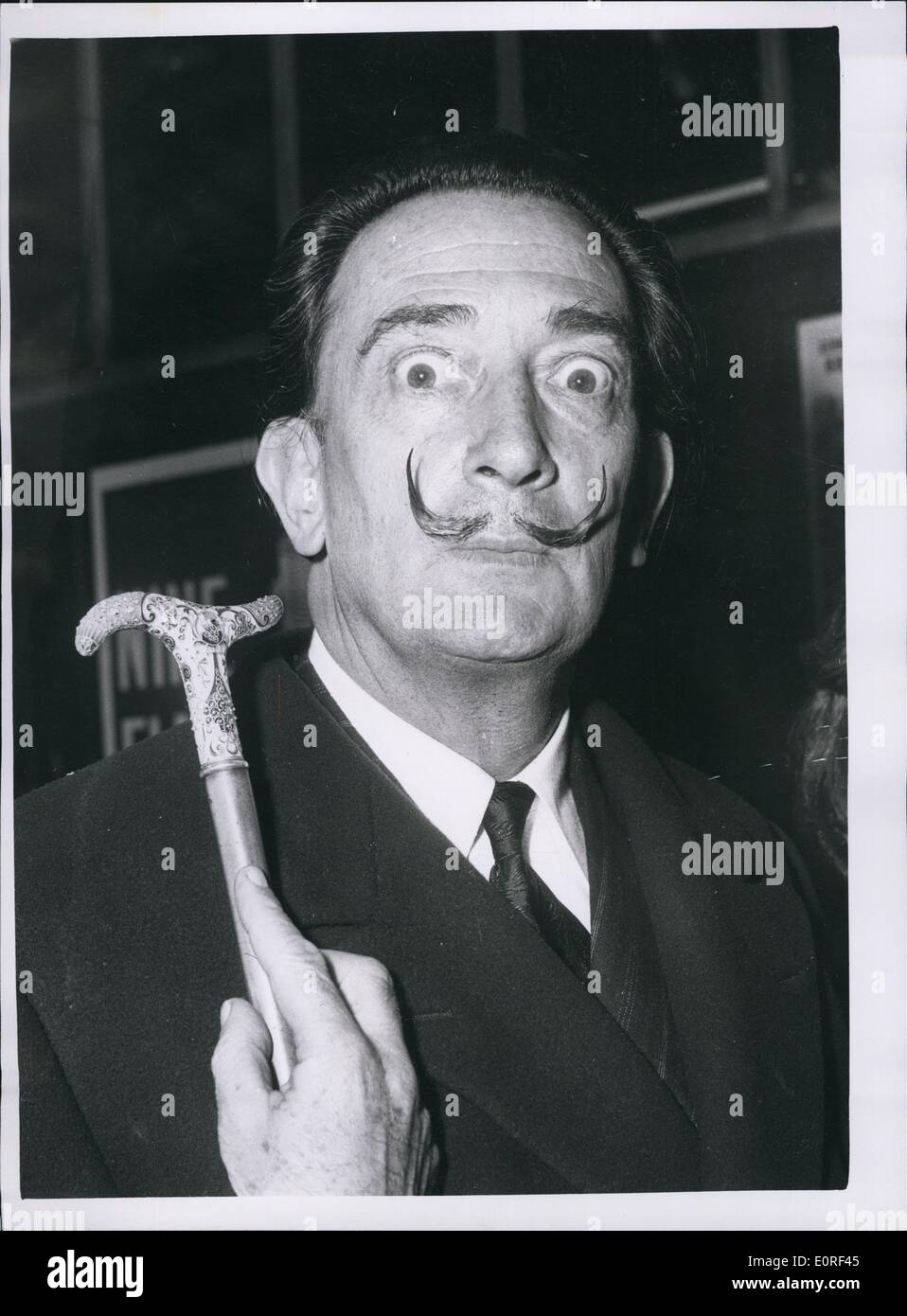 May 05, 1959 - Salvador Dali arrives in London: Surrealist painter ...