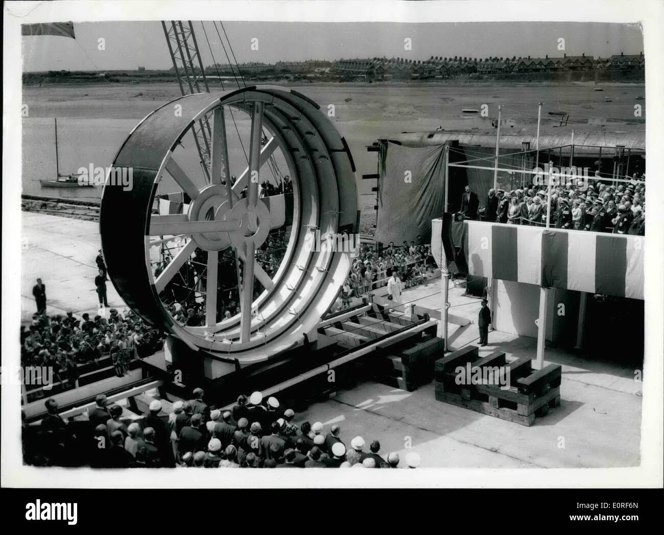 Jun. 06, 1959 - Duke of Edinburgh lays the Keel of Britain's first ...
