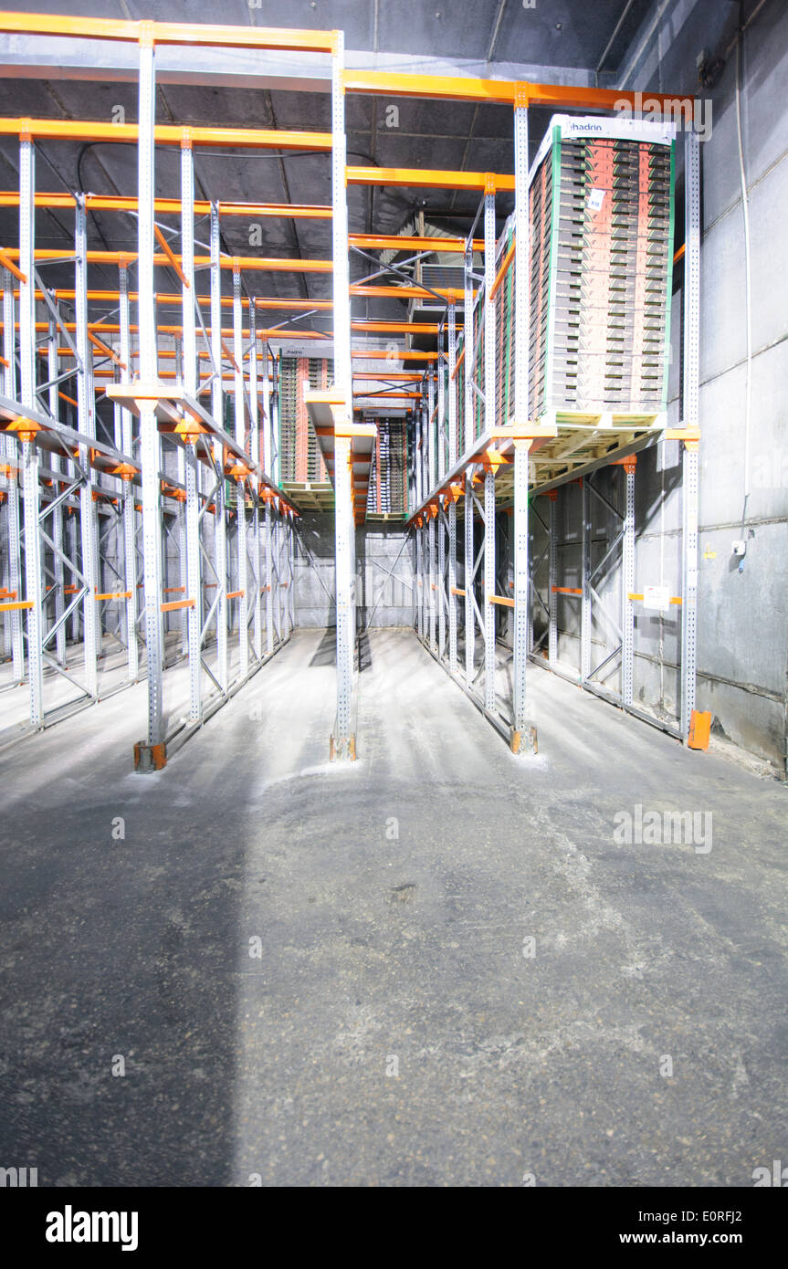 Empty warehouse shelves hi-res stock photography and images - Alamy