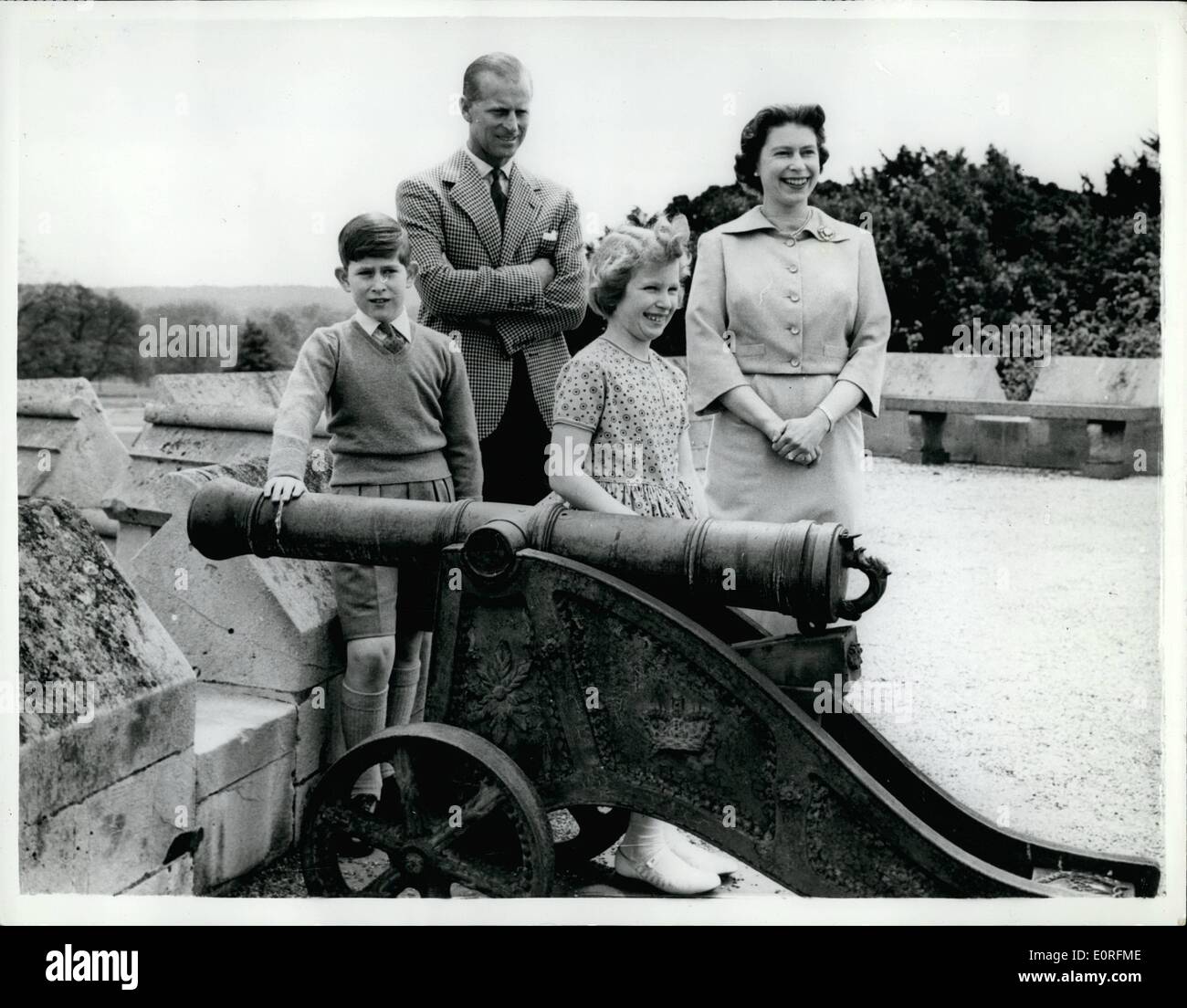 Jun. 06, 1959 - The Queen and her family at Windsor Castle: A happy ...