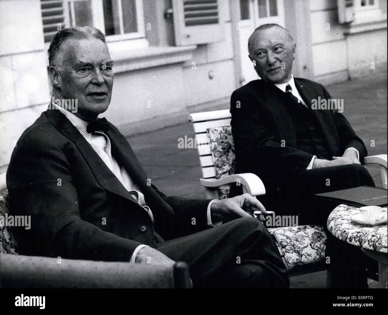 May 05, 1959 - Herter makes short visit in Bonn: On the pre-evening of ...