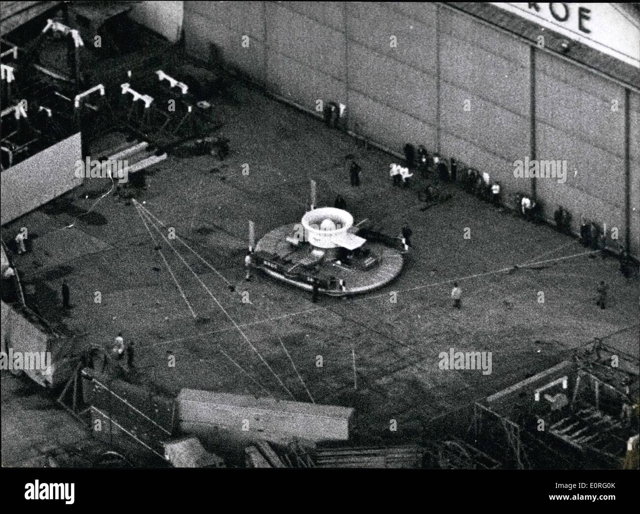 Jun. 06, 1959 - Britain's Flying Saucer Stock Photo - Alamy