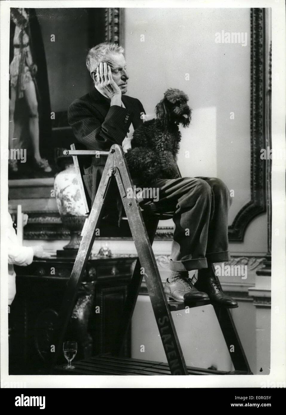 Aug. 08, 1959 - A.E. Matthews as Umpire in whisky - pouring contest and ...