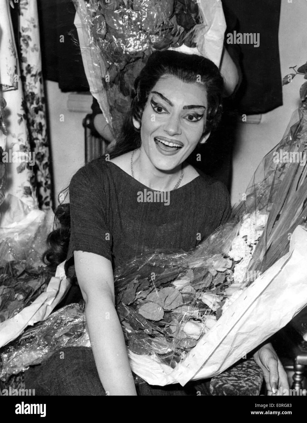 Opera singer Maria Callas stars in 'Medea' Stock Photo - Alamy