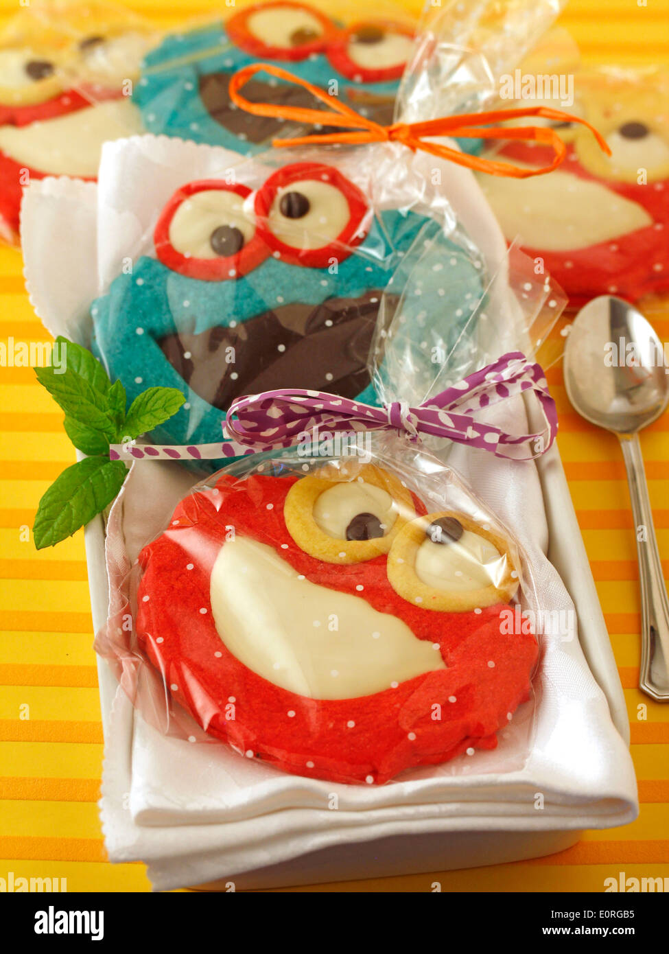 Monster cookies. Recipe available Stock Photo - Alamy