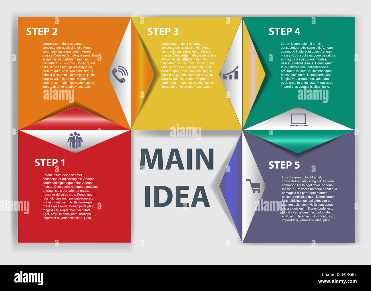 INFOGRAPHICS design elements vector illustration Stock Photo - Alamy