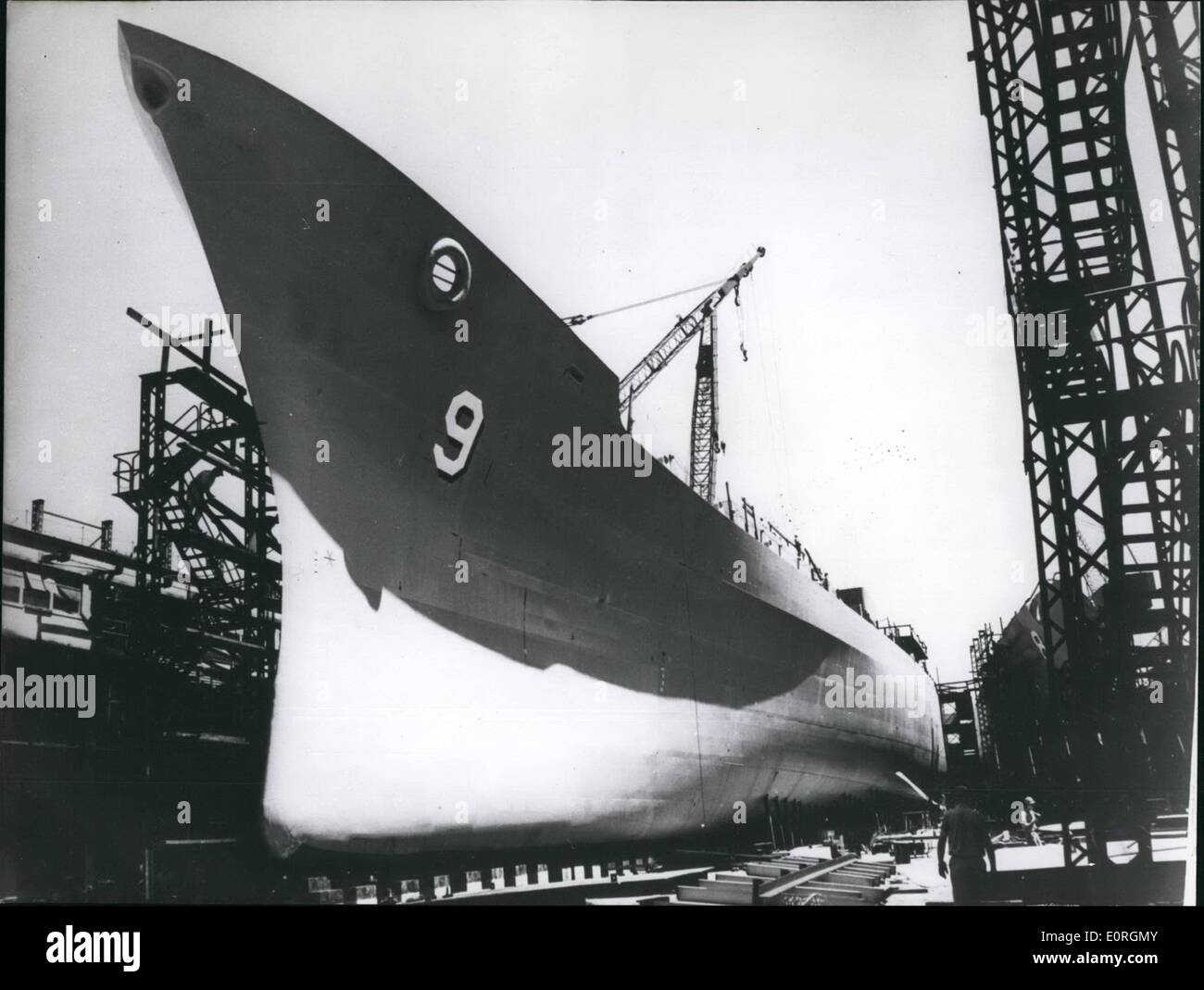Jul. 07, 1959 - First US- Nuclear surface ship launched. In Quincy ...