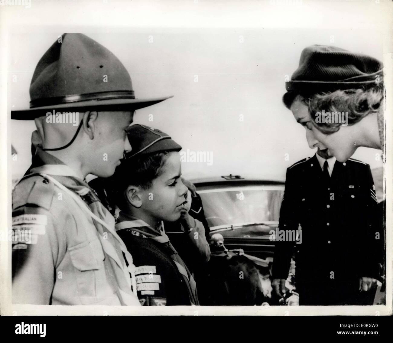 Aug. 21, 1959 - Princess Alexandra Attends Divine Service At St. John's ...