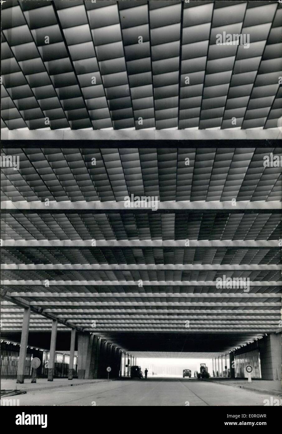 Aug. 25, 1959 - Paris's Orly Airport Expansion to West Underway Stock ...