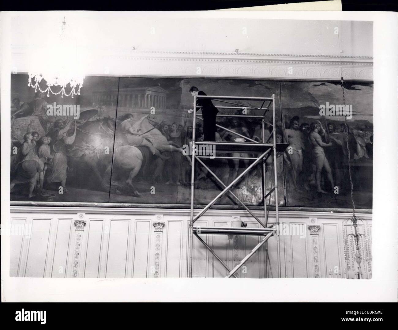 Restoration james barry murals royal society arts hi-res stock ...