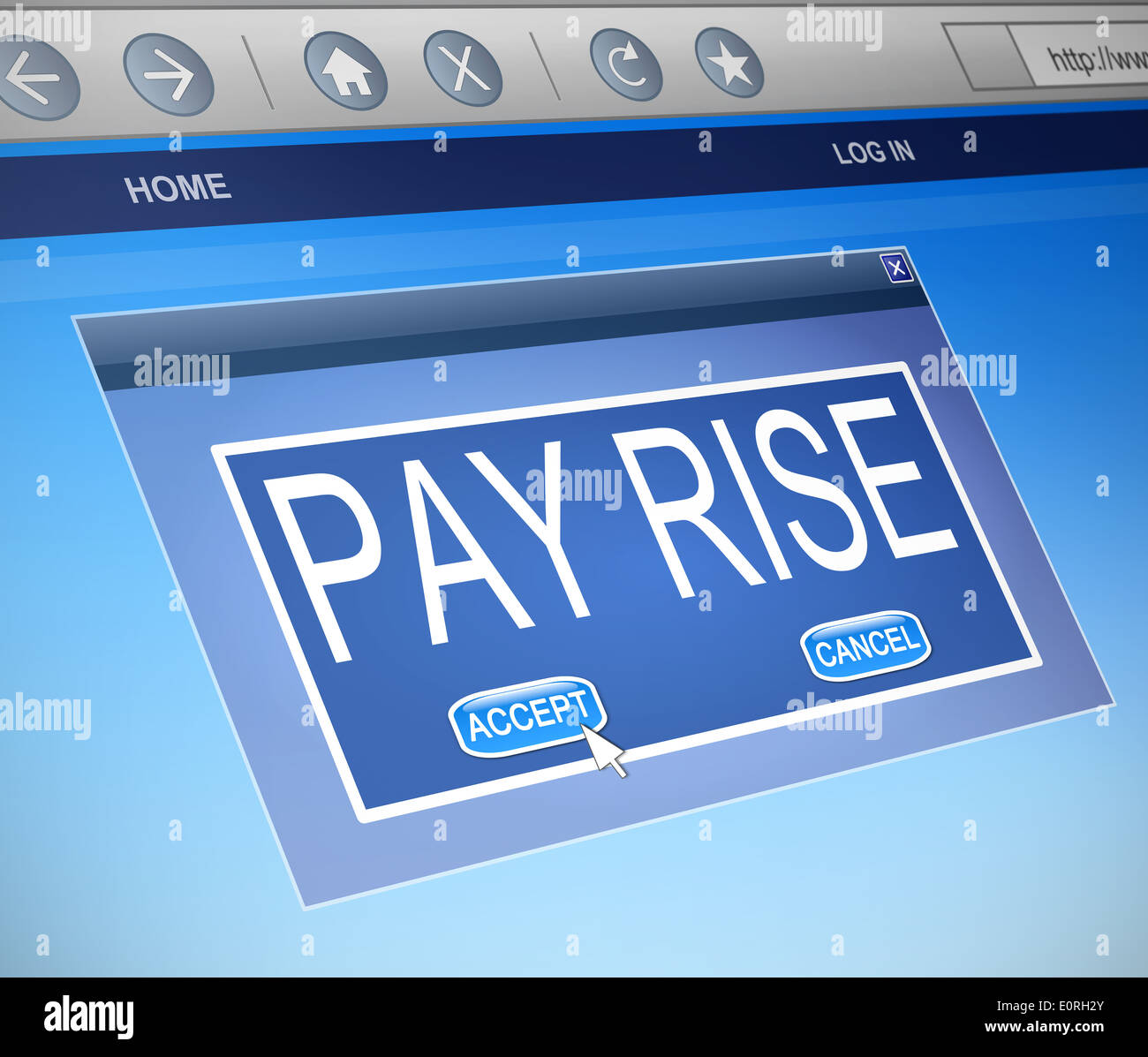 Pay rise concept Stock Photo - Alamy