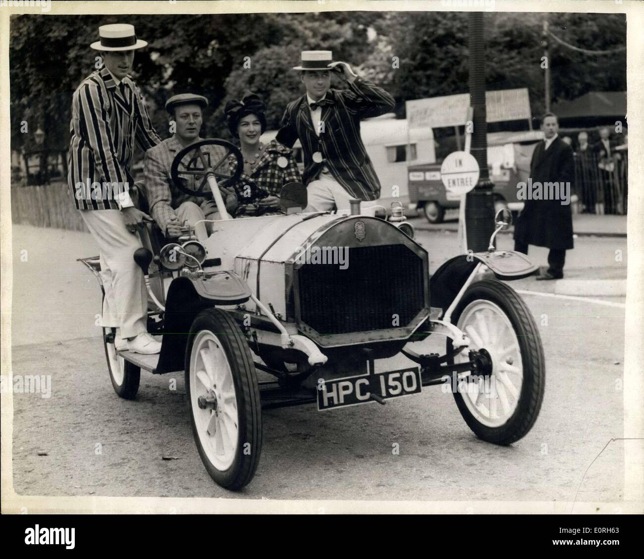 Jul. 13, 1959 - Bleriot Anniversary Race Continues. Lord Montague in ...