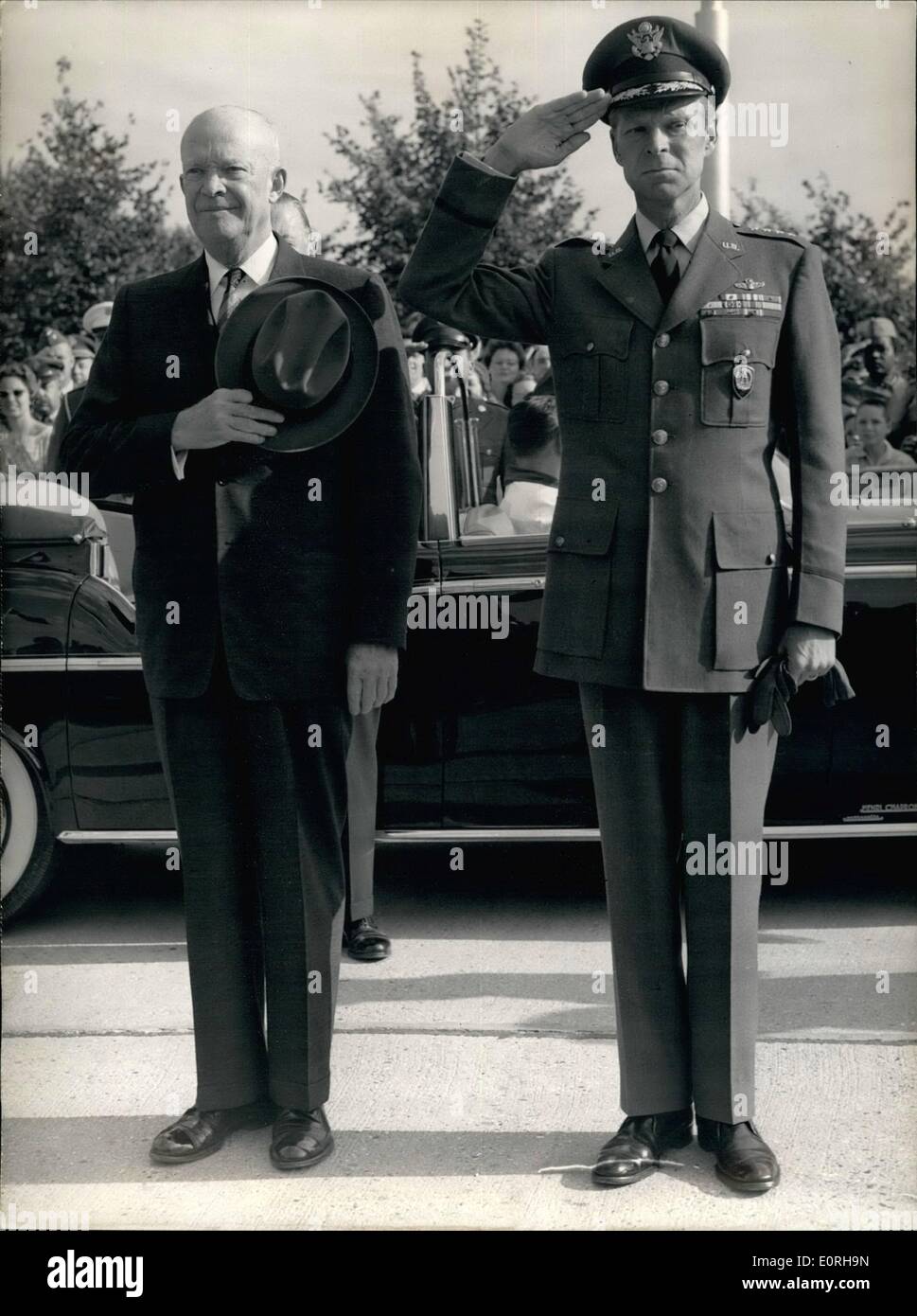Sep. 09, 1959 - Ike Visits Shape: President Eisenhower Photographed ...