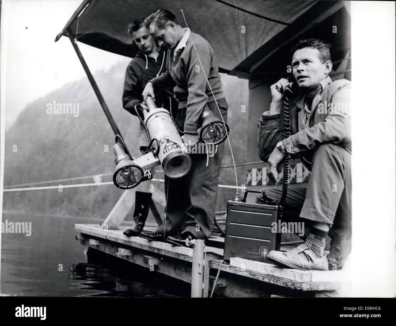 Jul. 25, 1959 - The secret of the treasure of the Toplitz lake in the ...