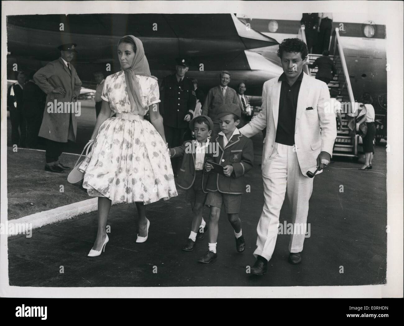 Elizabeth taylor family photo hi-res stock photography and images - Alamy