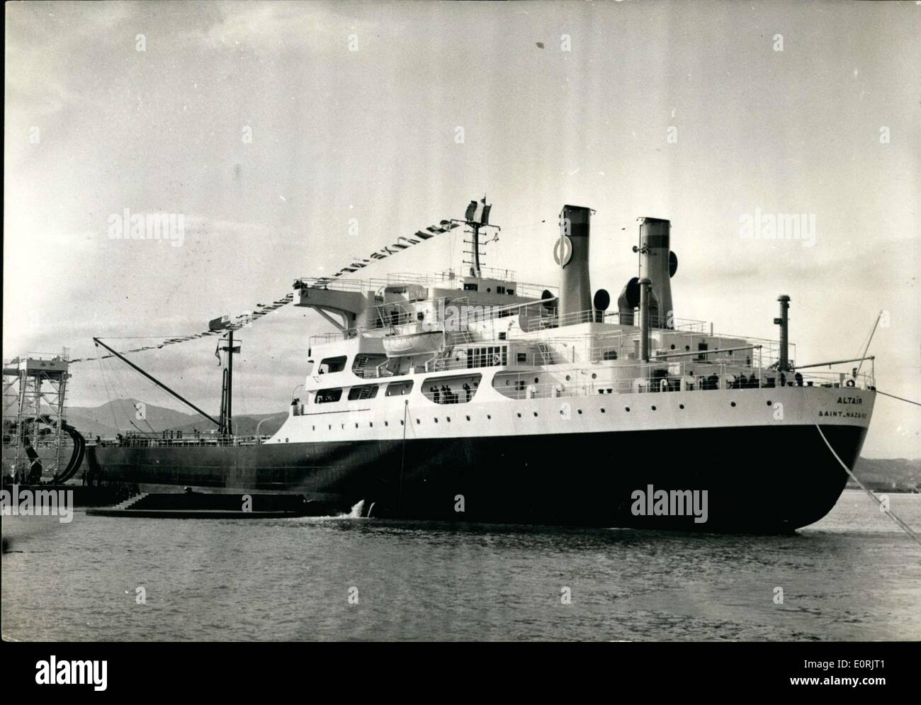 Dec. 07, 1959 - Oil Tanker ''Altair'' Departs Bougie Port with First ...