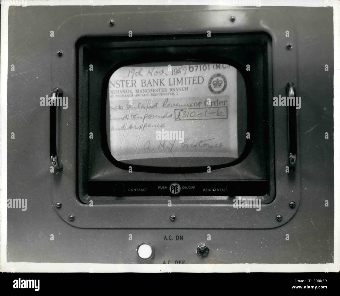 Dec. 12, 1959 - Closed Circuit Television System Installed In ...