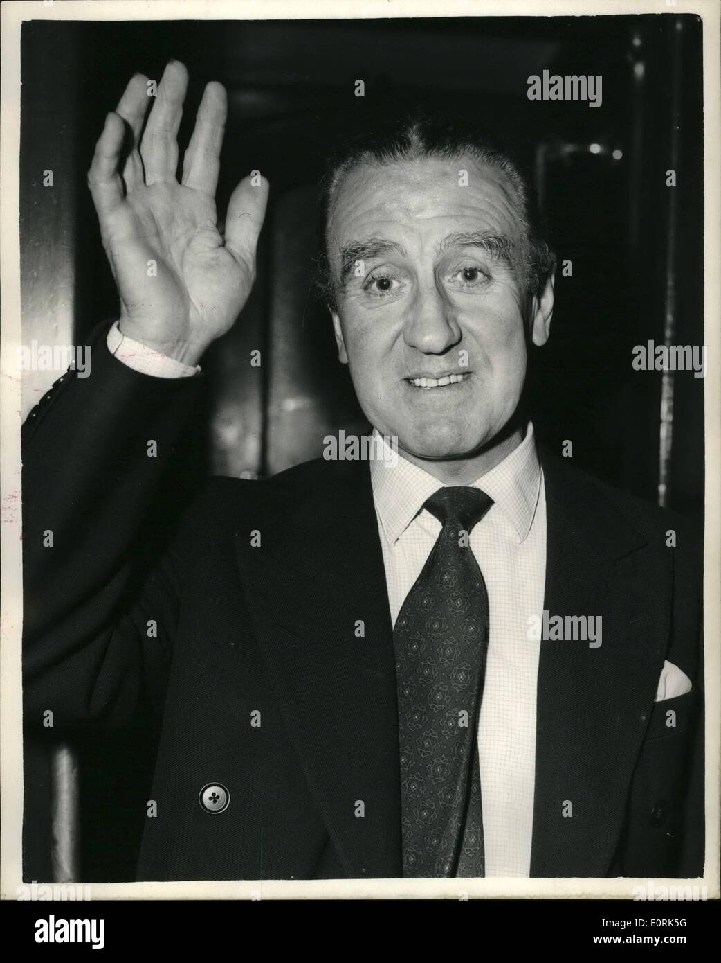 Dec. 12, 1959 - The Minister Of Transport Leaves For New york. He Is To ...