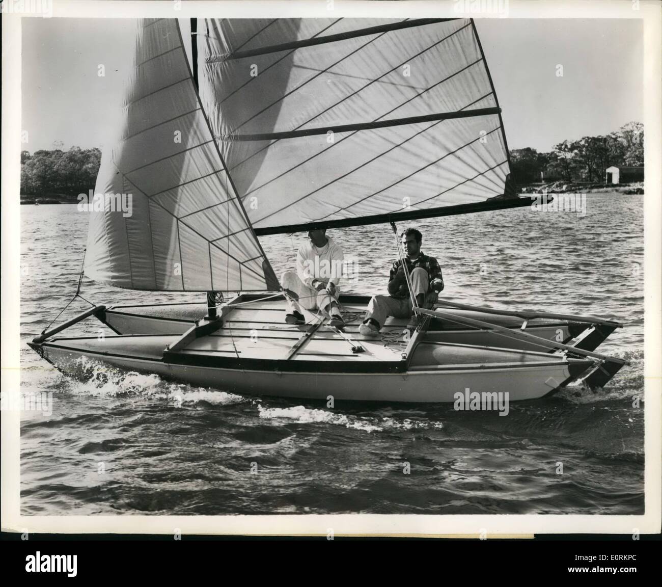 Jan. 01, 1960 - Folding ''Cat'': The only folding catamaran of its size ...