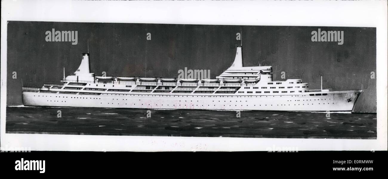 Mar. 03, 1960 - New 22,000 Ton Super Liner Ordered... The Stream Lined ...