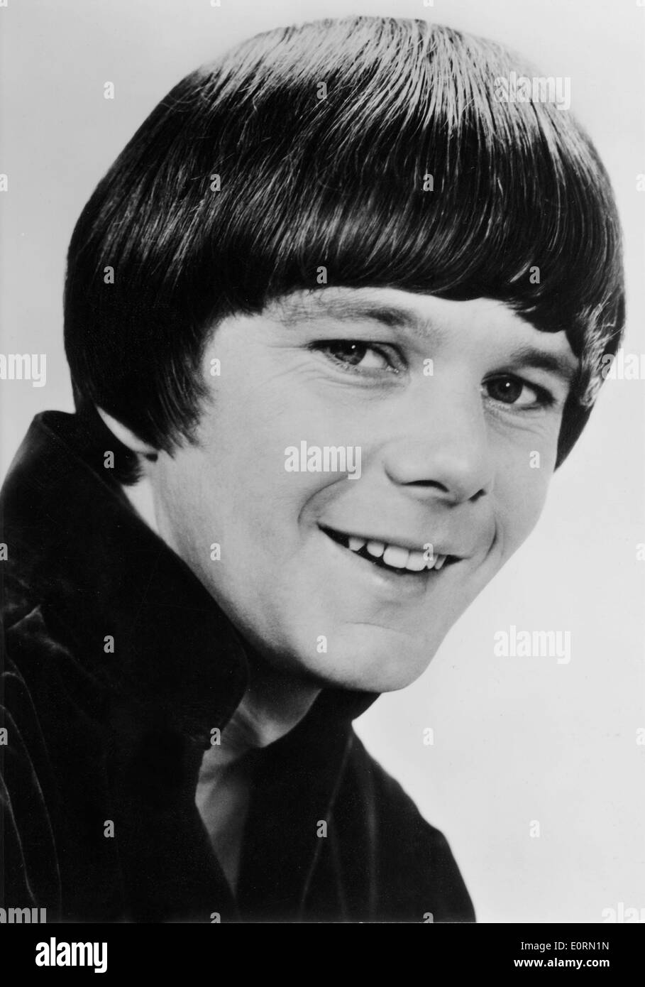 Portrait of a young singer Graham Bonney Stock Photo - Alamy