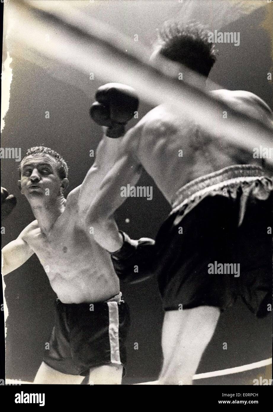 Feb. 24, 1960 - Boxing at Wembley, John Caldwell outpoints Finnish ...
