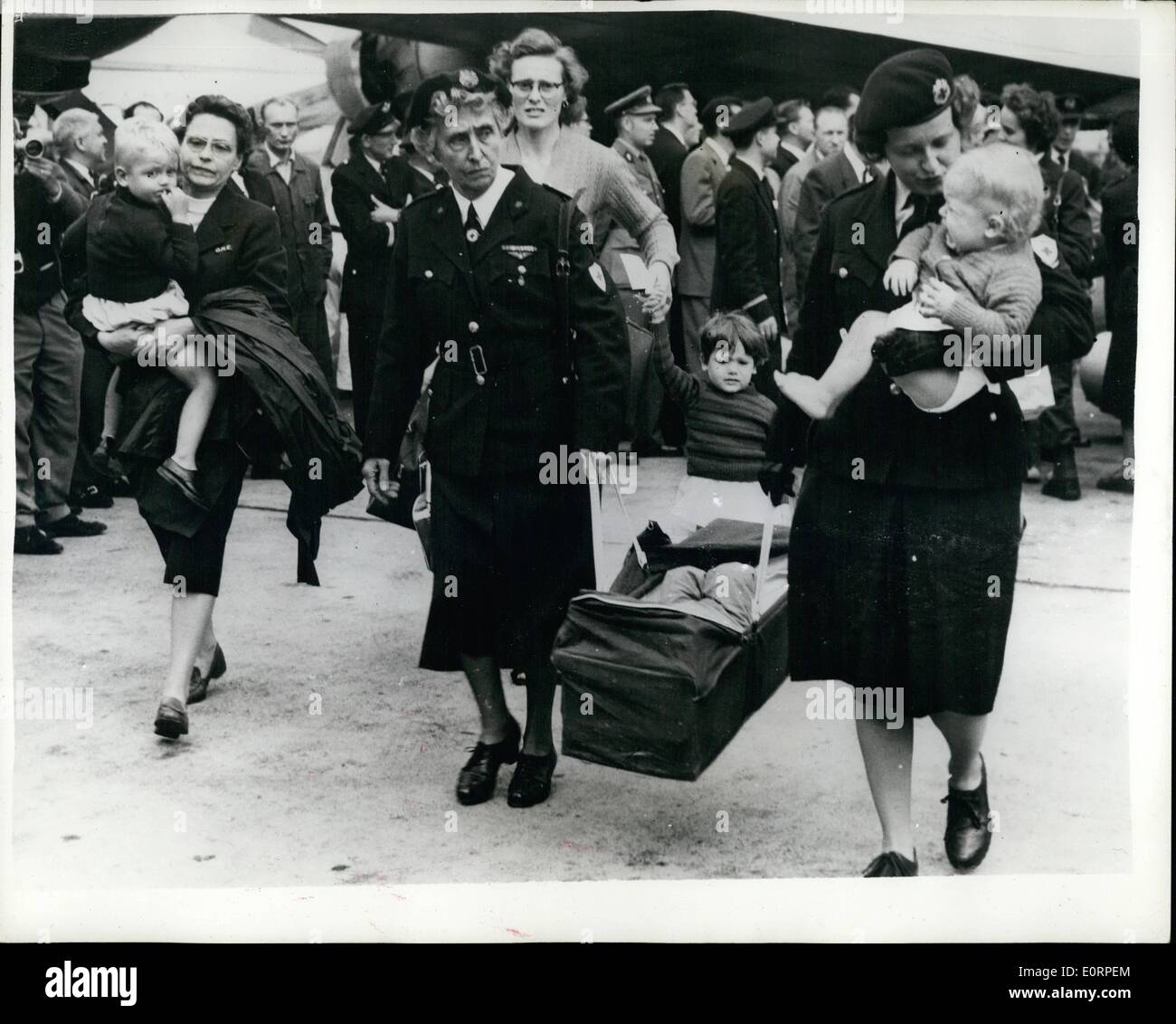 Apr. 04, 1960 - Refugees from the Belgian Congo arrive in Brussels; The ... Apr. 04, 1960 - Refugees from the Belgian Congo arrive in Brussels; The ...