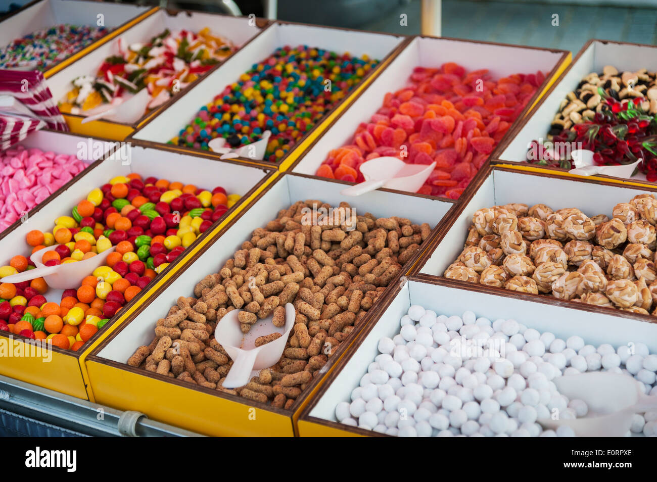 Candy stall hi-res stock photography and images - Alamy