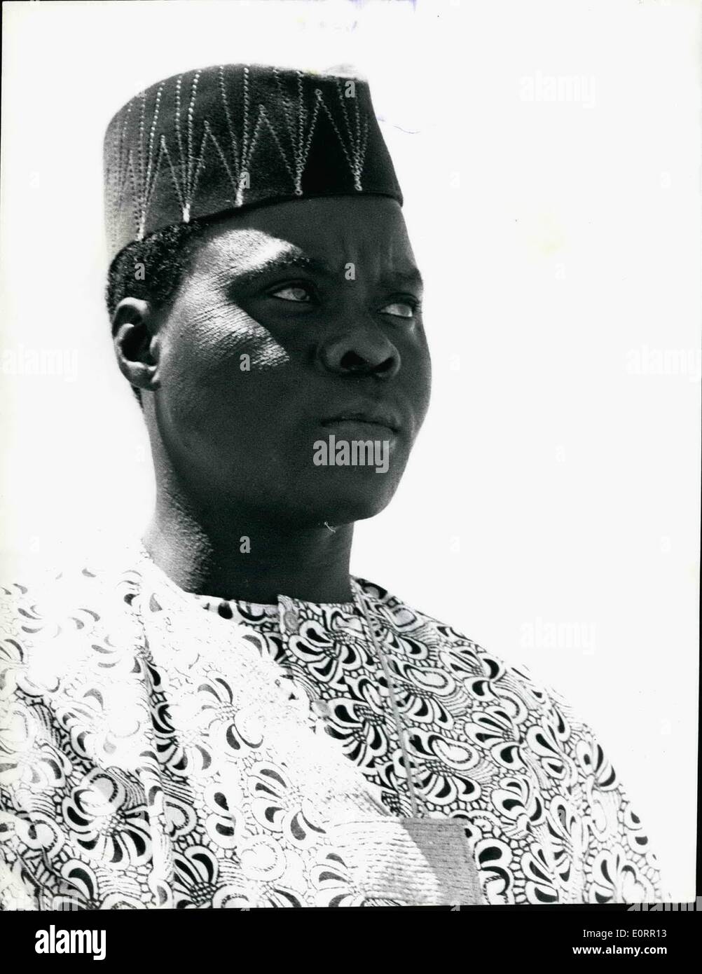 May 05, 1960 - Colonel Mathieu Kerekou, President of Dahomey.PRES Stock ...