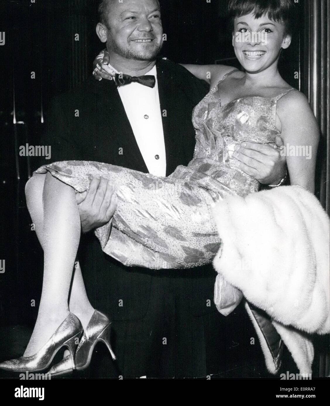 May 05, 1960 - Hollywood tough guy Aldo Ray-accompanied by his English ...