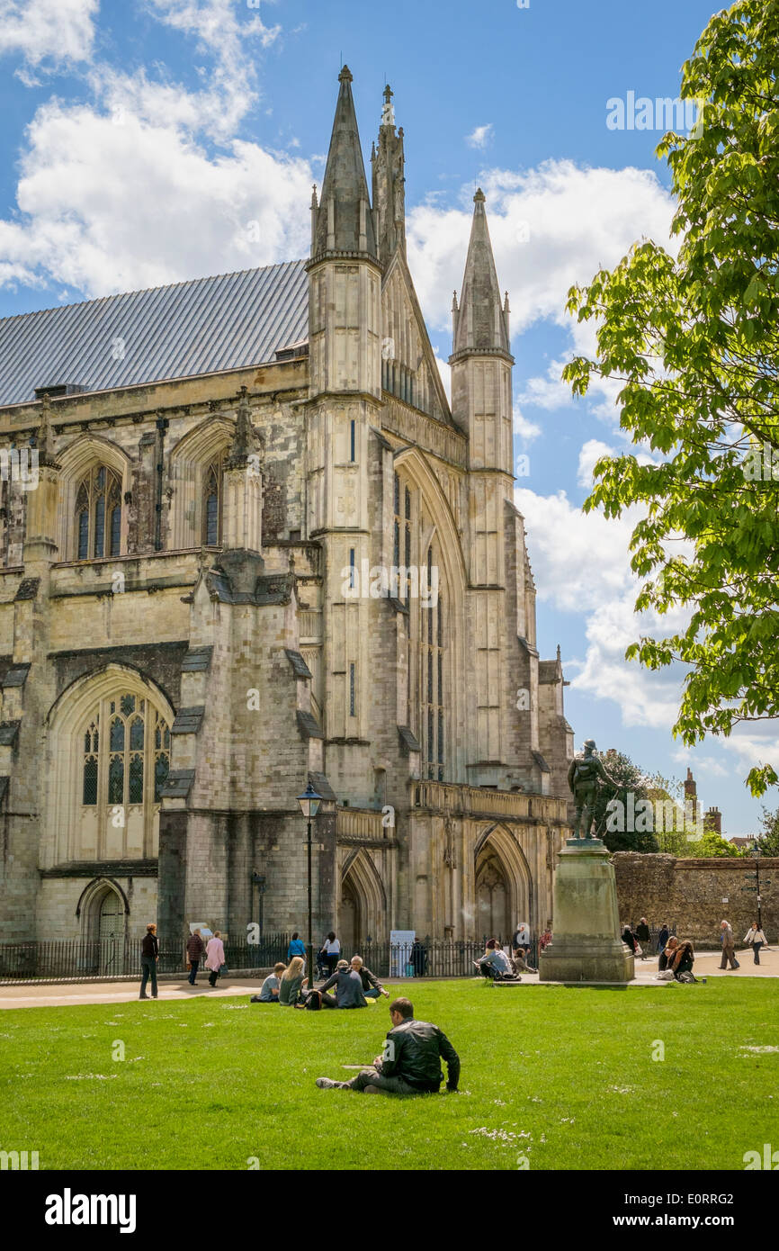 Winchester Cathedral, Hampshire, England, UK Stock Photo - Alamy