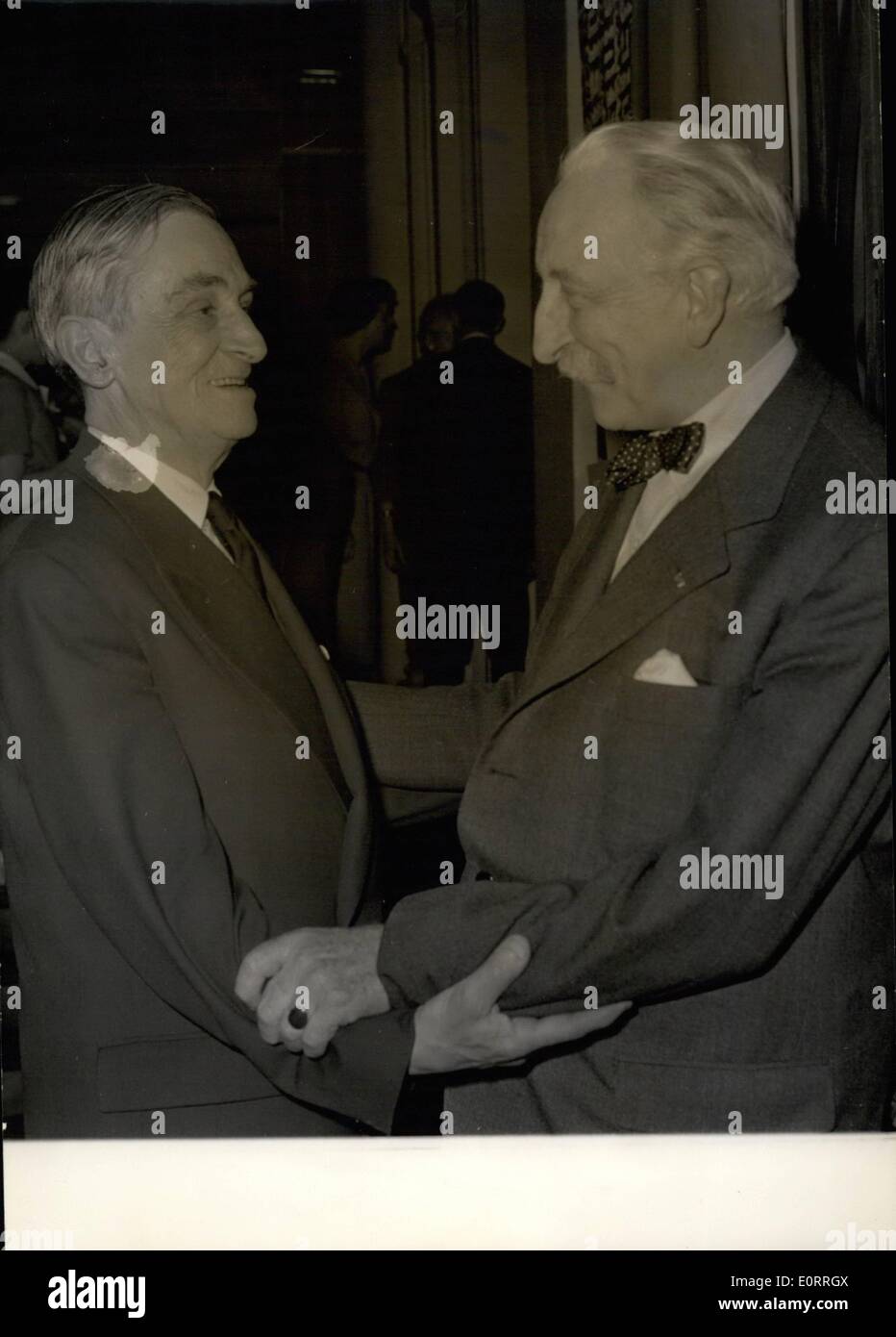 May 05, 1960 - Essayist Henri Massis was elected as a member of the ...