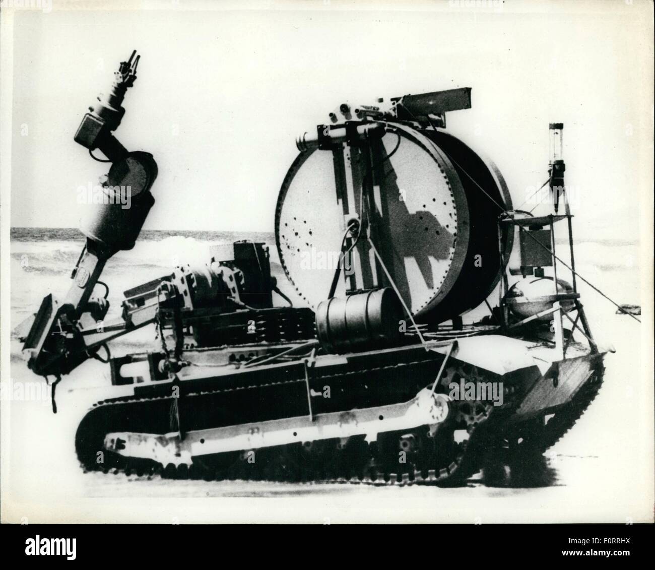 May 05, 1960 - U.S. Navy reveals new remote control vehicle for ...
